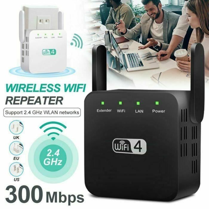 WiFi Prolongateur 2.4Ghz Dual Band Zen Booster 300M Amplificateur de ...