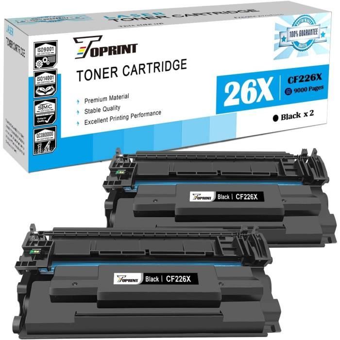 Cartouches De Toner Compatibles 26X Cf226X (26A Cf226A) Haute Capacité ...