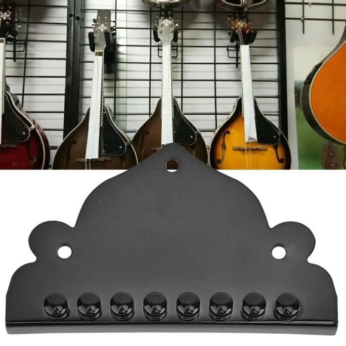 Cordier de mandoline - SHIPENOPHY - Noir - 8 cordes - Alliage de zinc ...