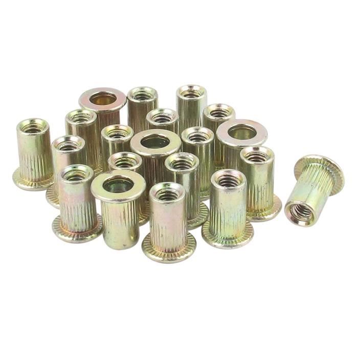 20 pcs metrique acier M3 Rivet rivet filete - Cdiscount Bricolage