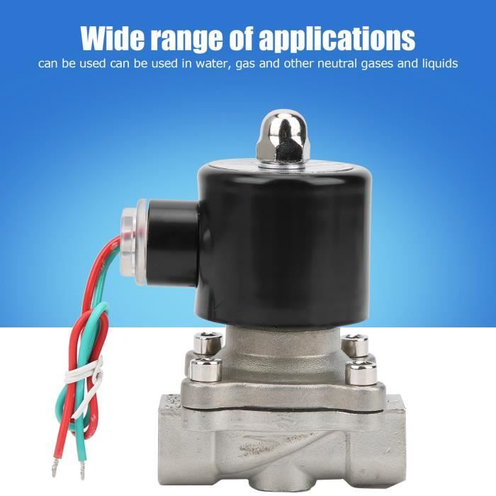 KAI-électrovanne à action directe électrovanne en acier inoxydable ...