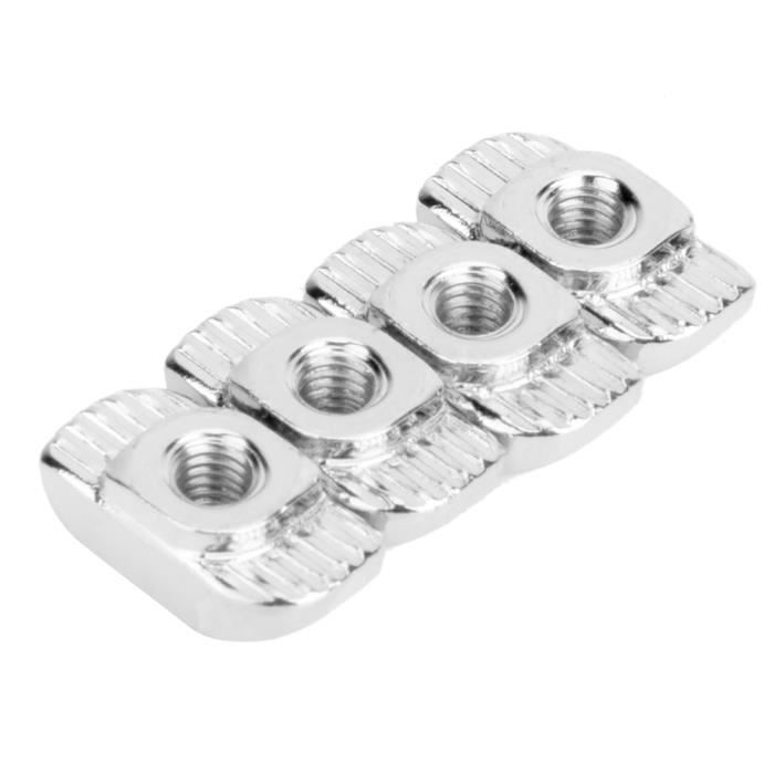 VBESTLIFE écrou en T 100pcs Écrou T standard européen 30T Écrou ...