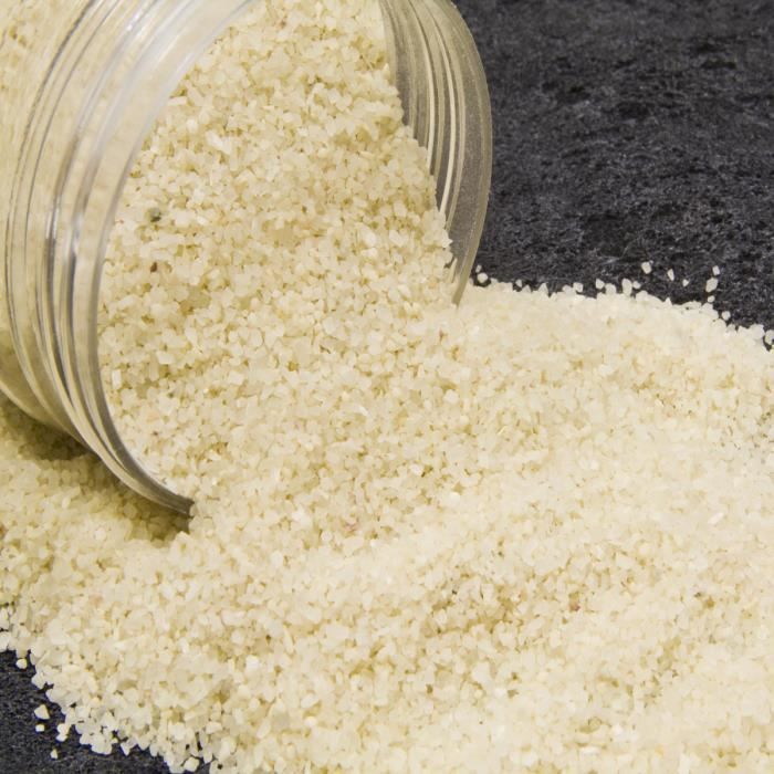 Boite de sable de décoration coloris Ivoire - 400 grs - Cdiscount Maison