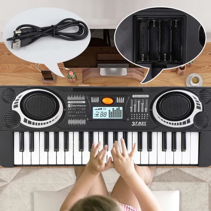 SURENHAP Clavier à 37 touches Piano à 37 touches pour enfants, musique ...