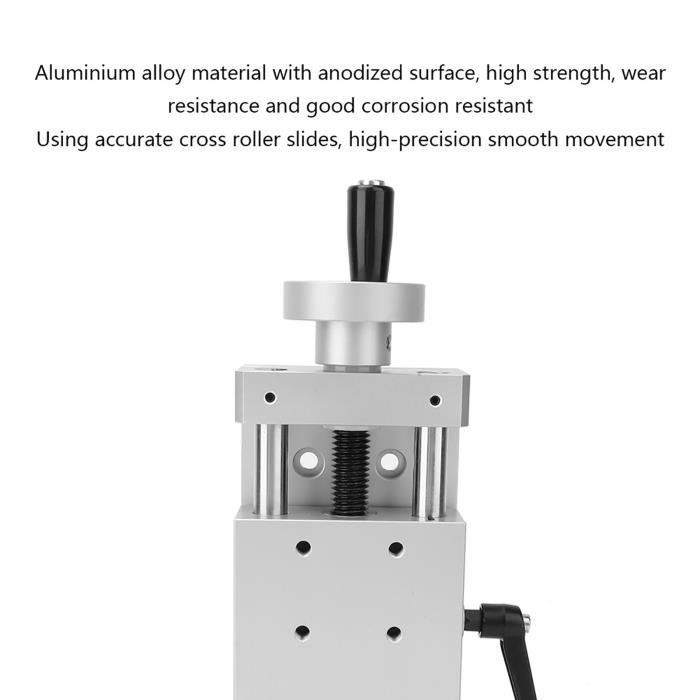 Sonew Table coulissante d'étape manuelle KA80-1402-50 alliage d ...