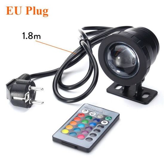 Projecteur LED RGB Étanche SubSN 5W-10W,Décoration de Jardin,Poissons ...