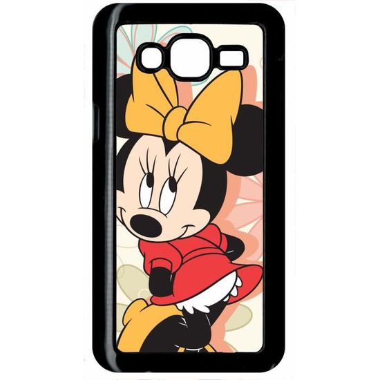 Coque galaxy j5 (2015) - disney minnie timide - noir - Cdiscount Téléphonie