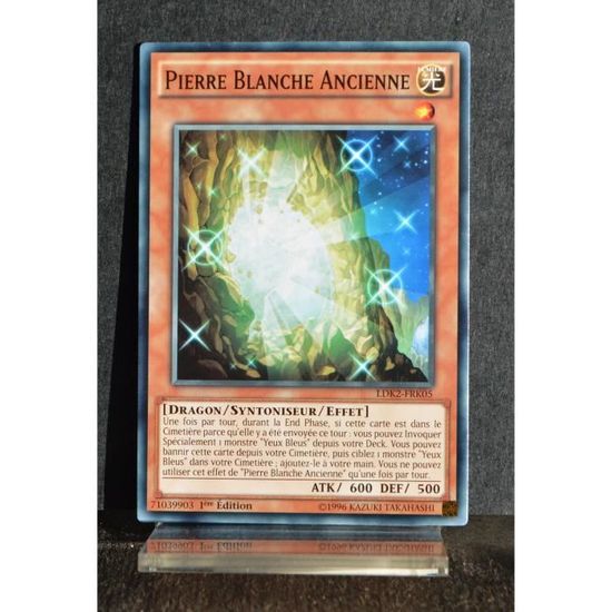 Carte YU-GI-OH LDK2-FRK05 Pierre Blanche Ancienne Commune NEUF FR - Cdiscount Jeux - Jouets