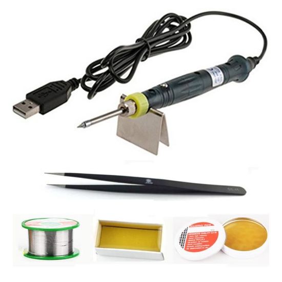 Poste a souder,Mini fer à souder électrique USB 5V 8W,ensembles de ...