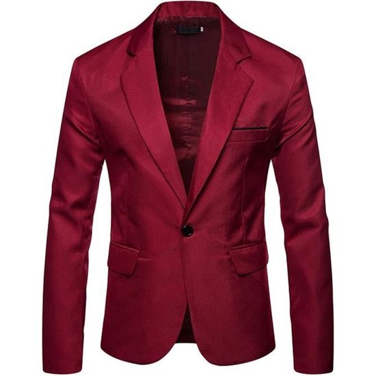 Veste de Costume Slim Homme Blazer Formel Veston Mariage Blazer Chic ...