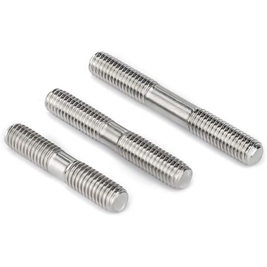 Acier Inoxydable Double Goujon Vis Boulon Goujon À Double Extrémité, M6 ...