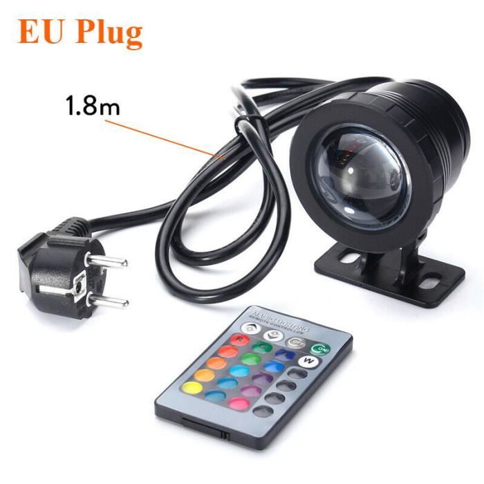 Projecteur LED RGB Étanche SubSN 5W-10W,Décoration de Jardin,Poissons ...