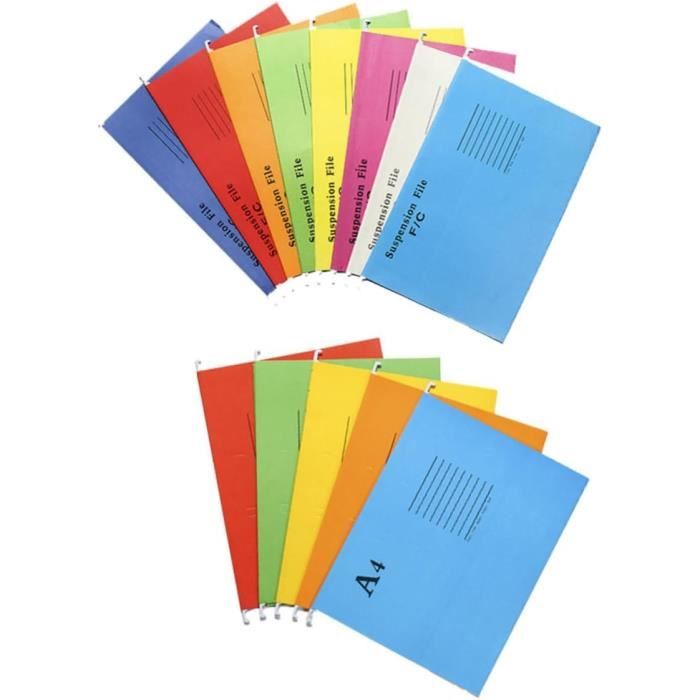 Pièces Dossier Accordéon Dossiers Papier Dossiers De Couleur Dossier ...