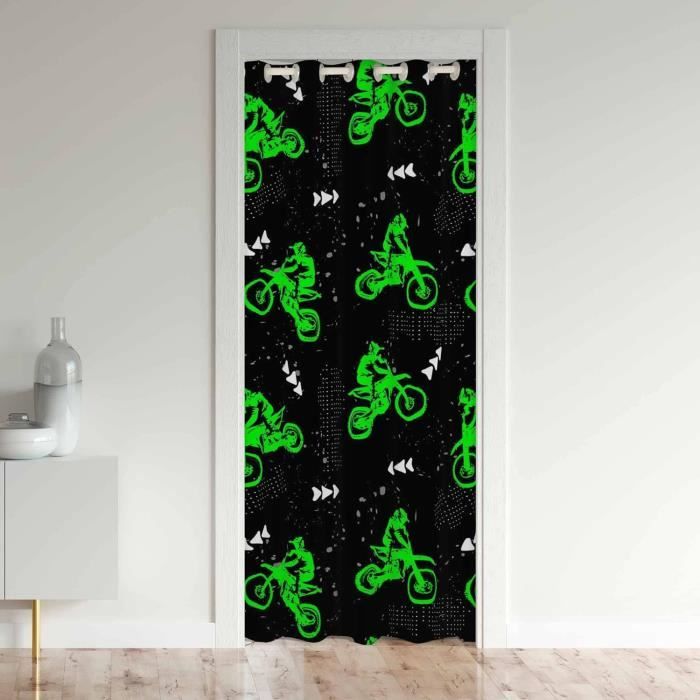Dirt Bike Rideaux Interieur Salon Chambre Extreme Sports Rideau De ...
