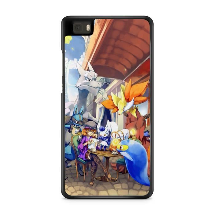 Coque Huawei P8 LITE Pokemon go team pokedex Pikachu Manga valor mystic ...