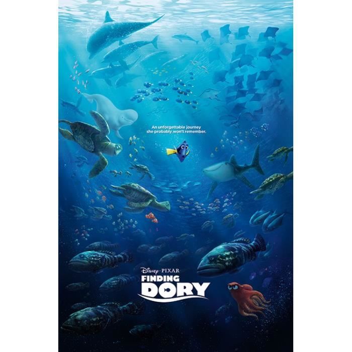 Finding Dory - Unforgettable Journey - 61x91,5cm - AFFICHE - POSTER ...