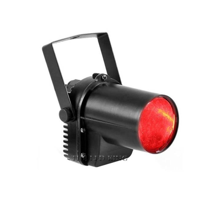 Projecteur LED 12W RGBW 4 en 1 - Effets de scène - Rouge - Prise UE ...