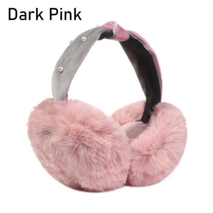 Bonnet-cagoule,Serre-tête épais et chaud pour femmes, couvre-oreilles pliant, protège-oreilles à ...