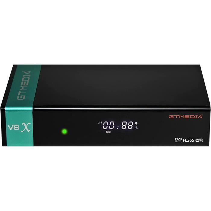 GT MEDIA V8X Decodeur Satellite TV DVB-SS2S2X avec WiFi Ethernet SCART ...