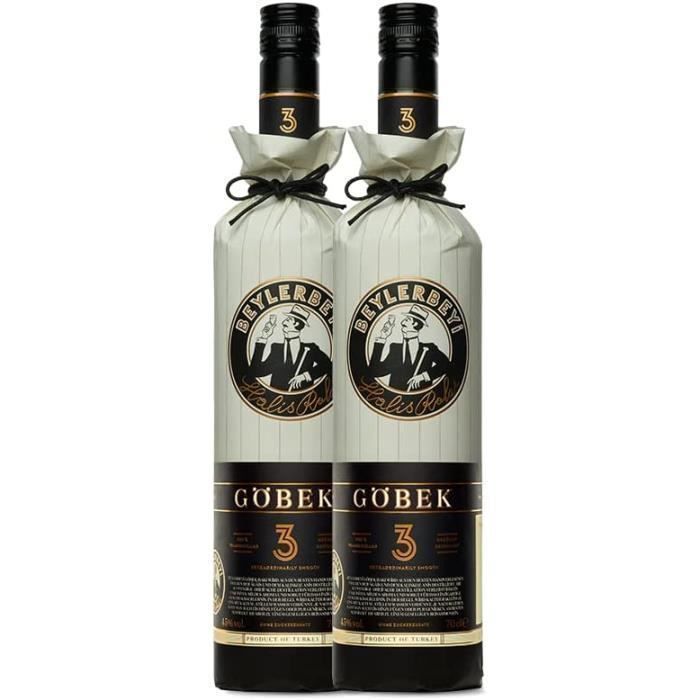 Beylerbeyi - Göbek Raki 2 x 70cl - Eau de Vie Turque Aromatisée à l ...