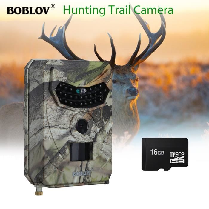 Boblov 2018 NEUF 12MP HD 1080P Caméra de Chasse Étanche IP56 45 LEDs IR ...