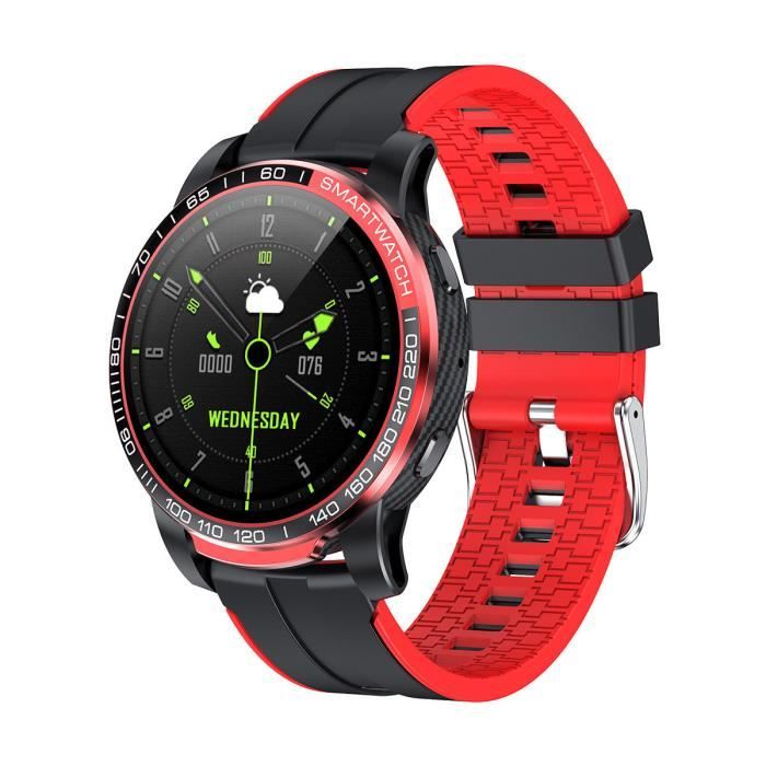 Montre Connectée d'appel bluetooth Chronus F7 avec surveillance de la fréquence cardiaque 24 ...