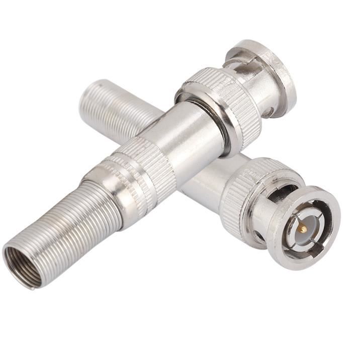 Connecteur BNC Fiche de connecteur mâle BNC Performance professionnelle pour les caméras de ...