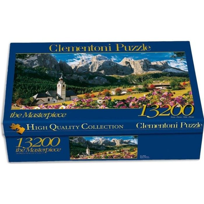 Puzzle paysage de montagne - Clementoni - Dolomiten - 13200 pièces ...