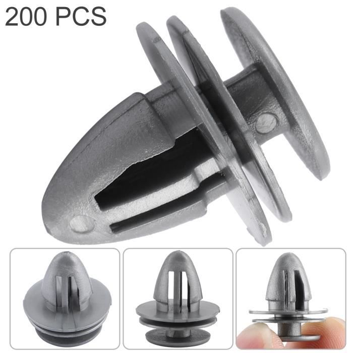 Dilwe 91560-SP0-003 Kit de Rivet de fixation de Clips de garniture de ...