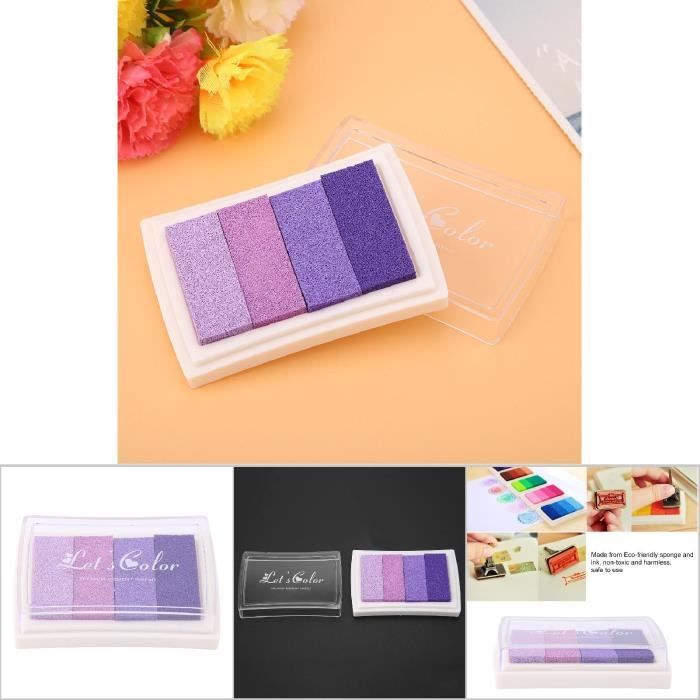 Tampon Encreur - DIO - DIY - Éponge Écologique - 5 Couleurs Dégradées ...