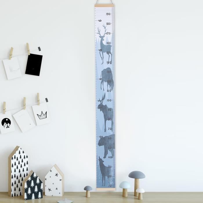 Drfeify Toise murale pour enfants - Règle murale - Mesure de hauteur ...