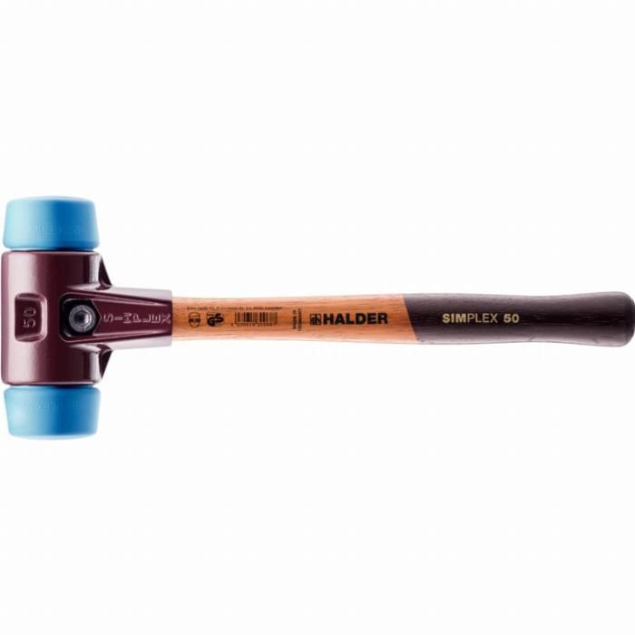 Maillet HALDER SIMPLEX TPE souple avec boîtier en fonte malléable et ...