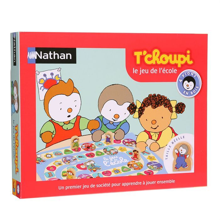 Nathan Le jeu de T'choupi à l'Ecole - Cdiscount Jeux - Jouets