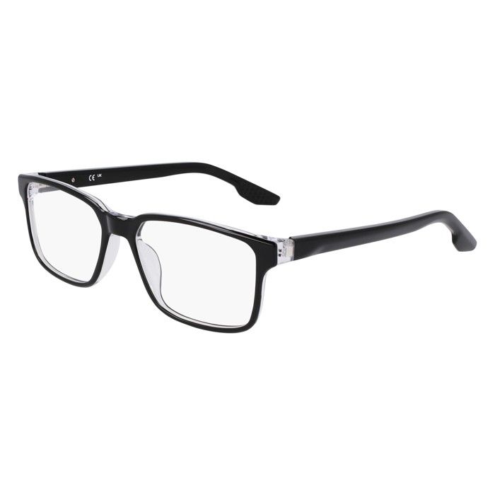 Lunettes de Vue NIKE NIKE 7160 55/17/145 010 BLACK/CRYSTAL CLEAR ...