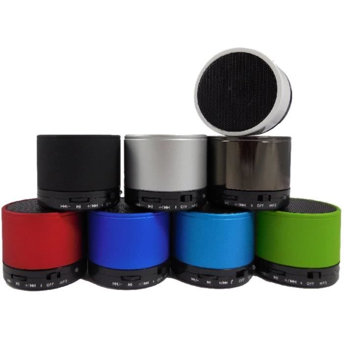 MINI ENCEINTE BLUETOOTH MICRO SD GRIS MAT - Cdiscount TV Son Photo
