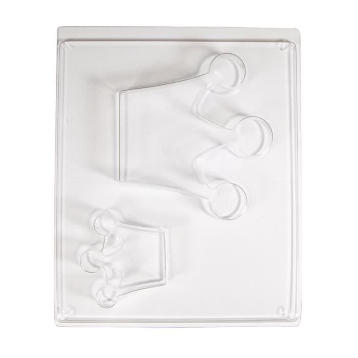 Moule - PET - Couronnes - 13x12x2cm - 6,5x7x2cm - Blanc - Cdiscount Maison