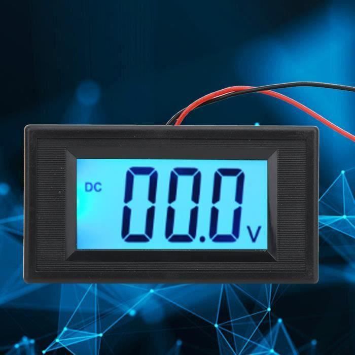 Voltmètre YB5135D LCD affichage numérique compteur de tension cc à deux ...