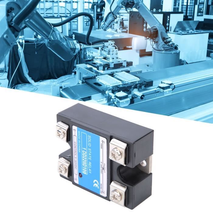 SALALIS Relais à semi-conducteurs Entrée SSR DC-DC 3-32VDC Charge 5 ...