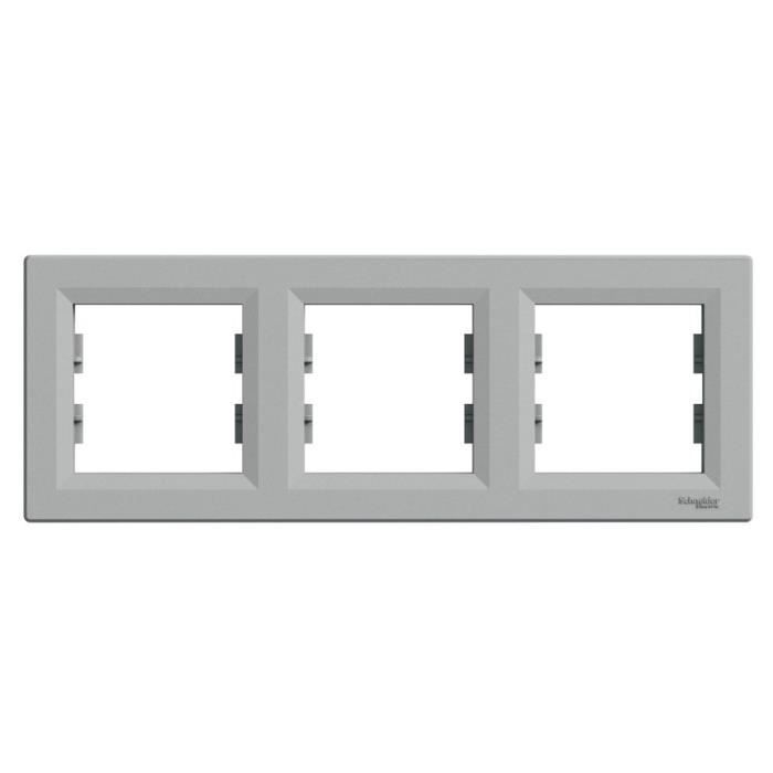 Cade de finition - SCHNEIDER ELECTRIC - Asfora - Aluminium - 3 postes ...