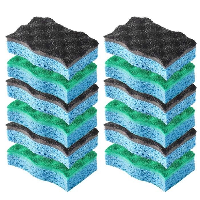ÉPonges de Cuisine Double Face pour la Vaisselle ÉPonges à Vaisselle en ...