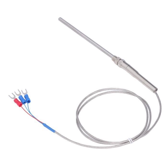 Thermocouple de sonde BERM 100mm PT100 Sonde de capteur de température ... Thermocouple de sonde BERM 100mm PT100 Sonde de capteur de température ...