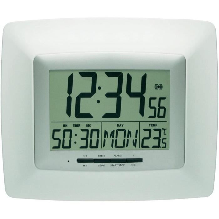 Horloge murale - TECHNO LINE - WS-8100 - Sans fil - Minuteur - Design ...