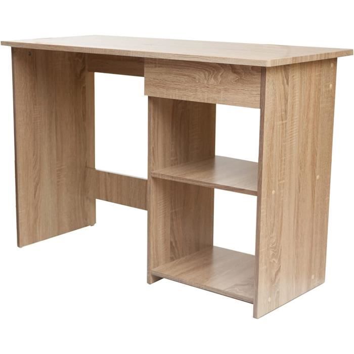Table De Bureau En Bois Modèle Aitana, Table De Bureau, Bureau Taupe ...