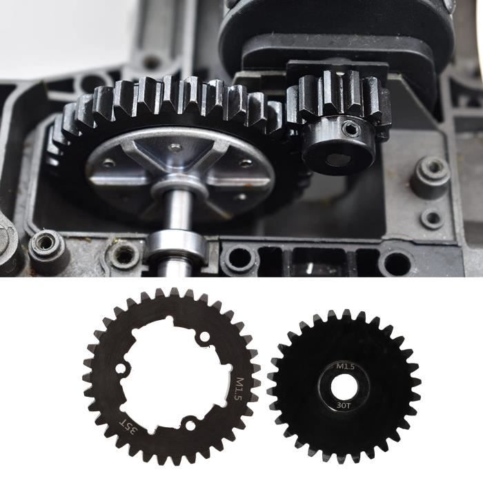 Ensemble de pignons à engrenage droit RC RC 35T en acier résistant à l ...