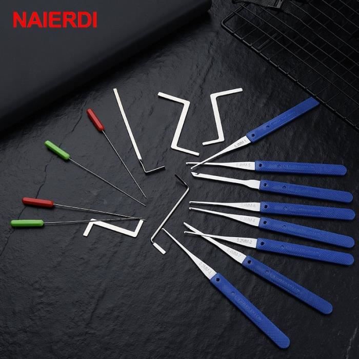 Verrous,As show in figure 8--NAIERDI Kit de serrurier - Cdiscount Bricolage