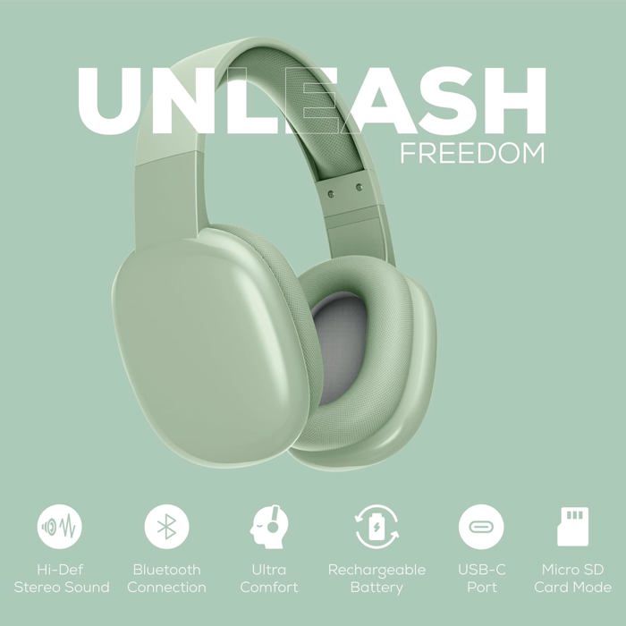 Casque Supra-Auriculaire Bluetooth Reduction Bruit Micro SD Integre ...