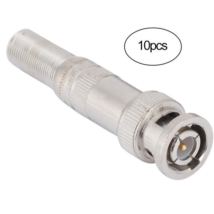 Connecteur BNC Fiche de connecteur mâle BNC Performance professionnelle pour les caméras de ...