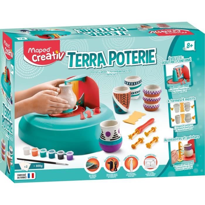 Atelier de Poterie pour enfants dès 8 ans - Maped Creativ - Terra ...