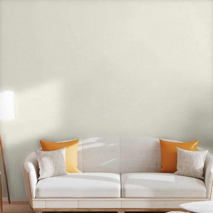 Arthome Jaune Tissu D'Herbe Texturé Papier Peint 40Cmx6M Autocollant ...