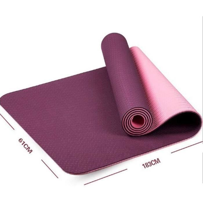 Tapis De Yoga-Tapis De Pilates, Tapis D'Entraînement En Mousse Anti ...
